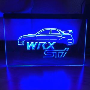 Other | Subaru Wrx Sti Led Neon Light Sign 8x12 | Poshmark